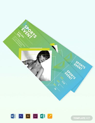 Sporting Event Ticket - 13+ Examples, Format, Sample | Examples