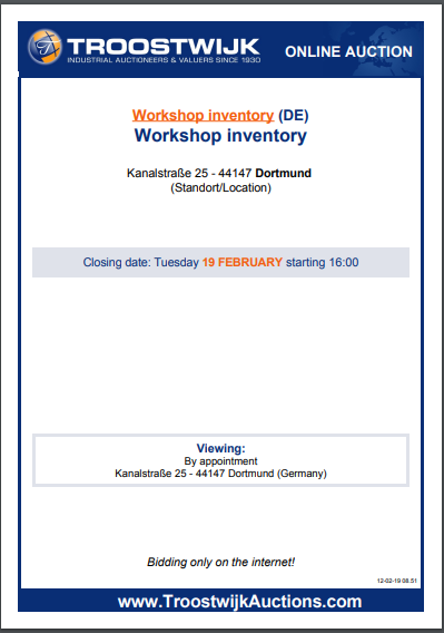 Workshop Inventory - 7+ Examples, Format, Pdf | Examples