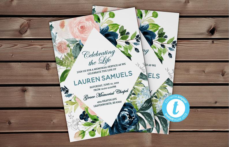 Memorial Invitation - 12+ Examples, Format, Pdf | Examples