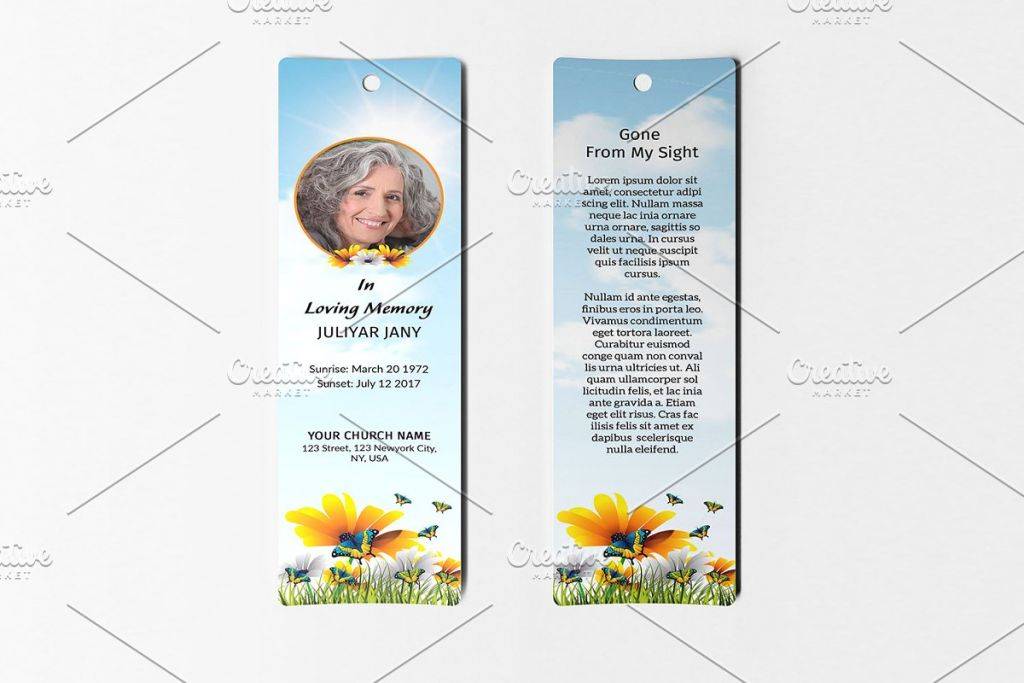 Memorial Bookmark - 12+ Examples, Format, Pdf | Examples