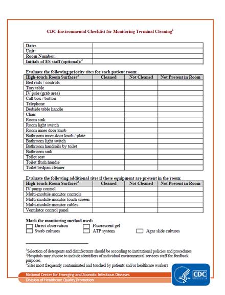 Cleaning Audit Form 10 Examples Format Pdf Examples