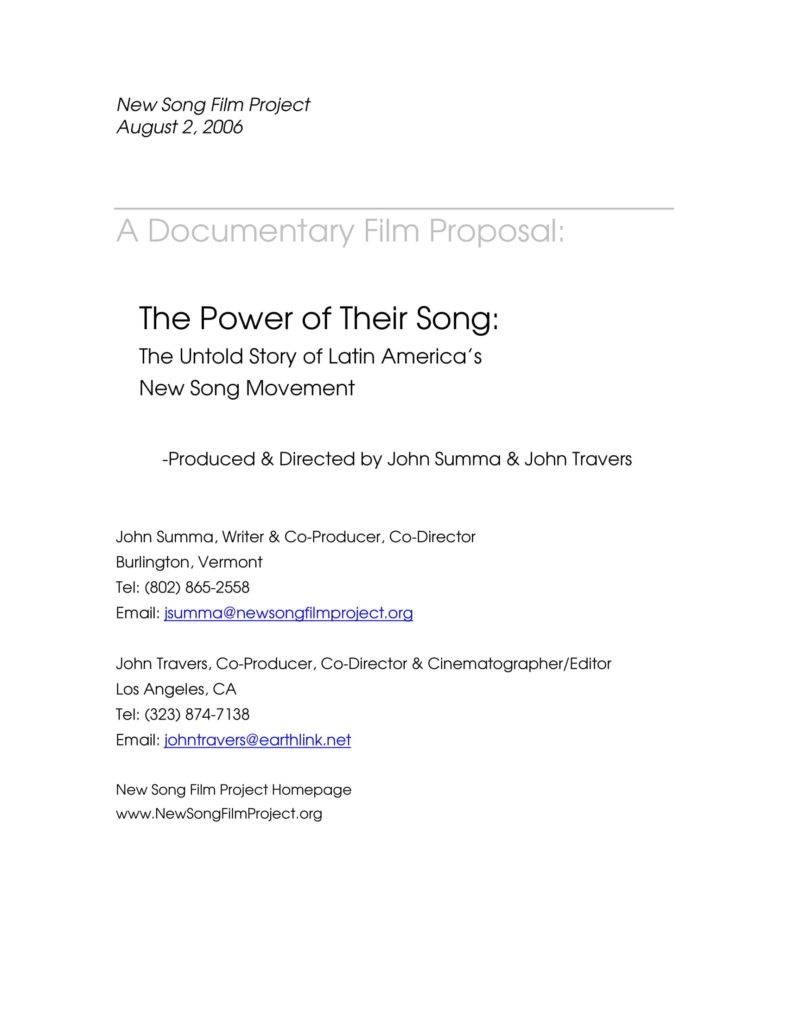 Video Production Proposal - 10+ Examples, Format, Pdf | Examples