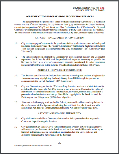 Production Services Agreement - 12+ Examples, Format, Pdf | Examples