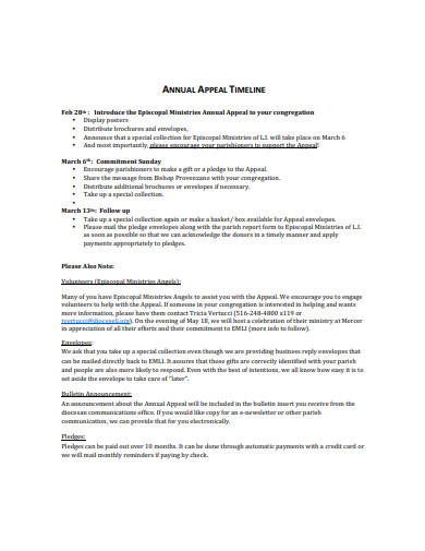 Annual Timeline - 18+ Examples, Format, Pdf | Examples