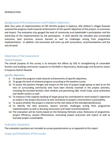 Project Evaluation Report 13 Examples Format Pdf Examples