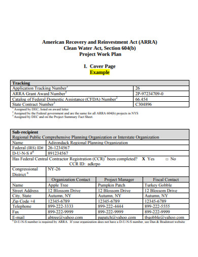 Project Work Plan - 30+ Examples, Format, Pdf | Examples