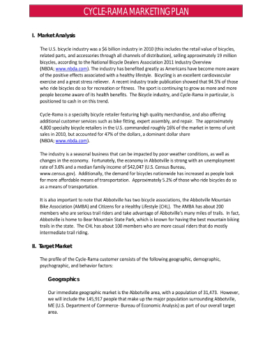 Marketing Plan for Small Business - 12+ Examples, Format, Pdf | Examples