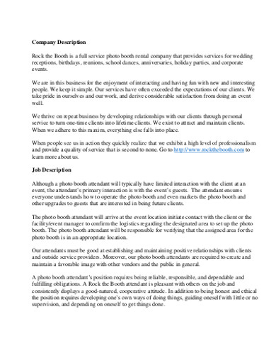 Company Description 22 Examples Format Pdf Examples