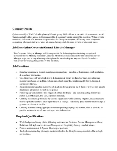 Company Description 22 Examples Format Pdf Examples