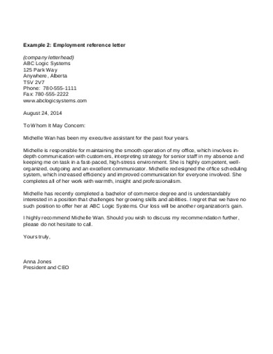 Company Reference Letter - 15+ Examples, Format, Sample | Examples