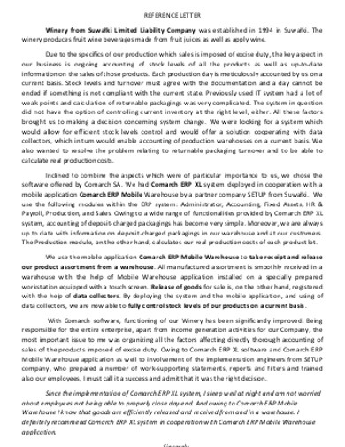 Company Reference Letter - 15+ Examples, Format, Sample | Examples