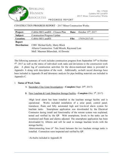 Project Progress Report - 10+ Examples, Format, Pdf | Examples