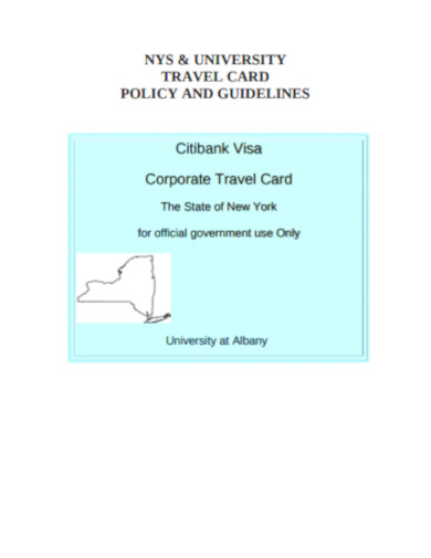 Corporate Travel Policy - 9+ Examples, Format, Pdf | Examples