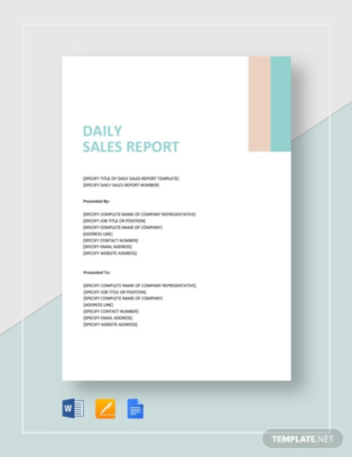 Sales Report Examples 18 Templates In Google Docs Word Pages PDF DOC Examples