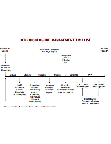 Management Timeline - 17+ Examples, Format, Pdf | Examples