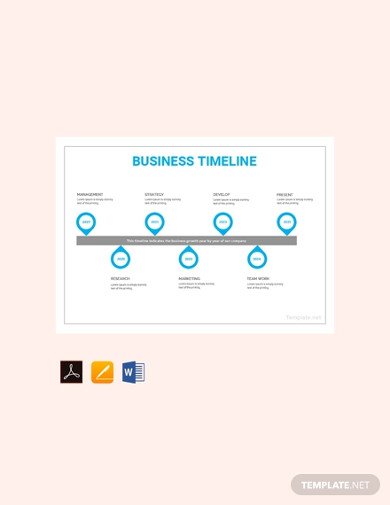 Business Timeline - 14+ Examples, Format, Pdf | Examples