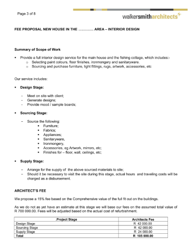 Interior Designer Contract 10 Examples Format Pdf Examples