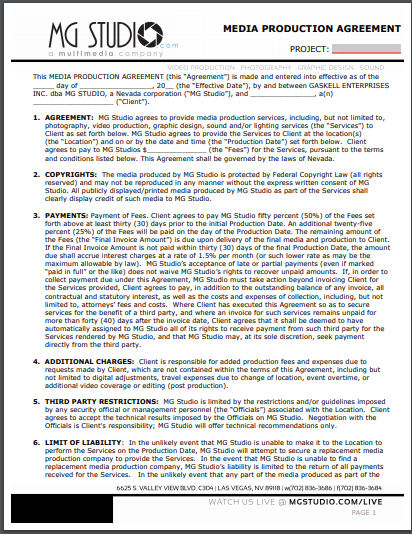 Production Services Agreement - 12+ Examples, Format, Pdf | Examples