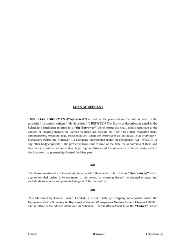 10+ Agreement between Two Parties for Money Examples - Format, Sample ...