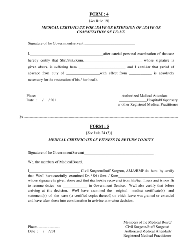 Medical Leave Certificate - 15+ Examples, Format, Pdf | Examples