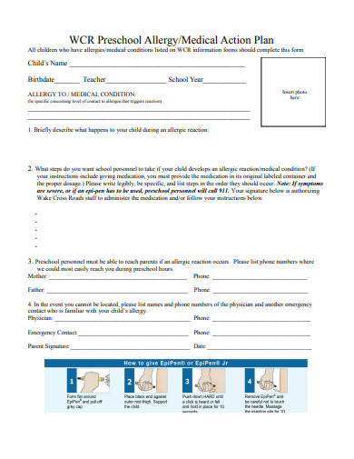 Preschool Action Plan 6 Examples Format Pdf Examples