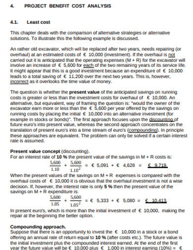 Project Analysis - 18+ Examples, Format, Pdf | Examples