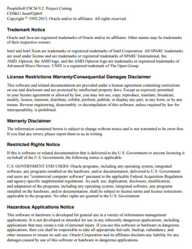 Project Costing - 12+ Examples, Format, Pdf | Examples
