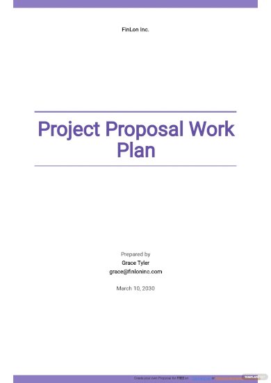 Project Work Plan - 30+ Examples, Format, Pdf | Examples
