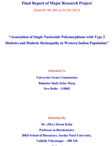 Project Final Report - 19+ Examples, Format, Pdf | Examples