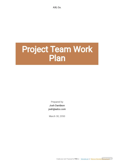 Project Work Plan - 30+ Examples, Format, Pdf | Examples