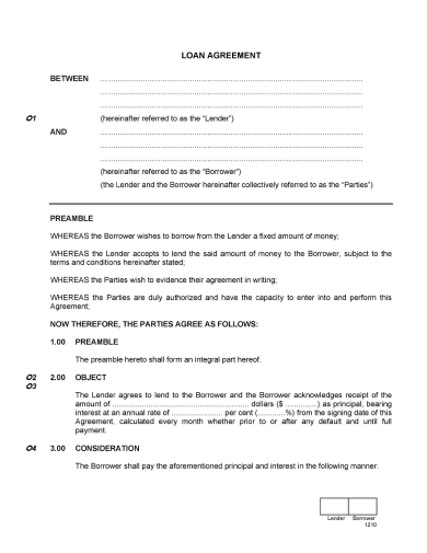 10 Agreement Between Two Parties For Money Examples Format Sample 