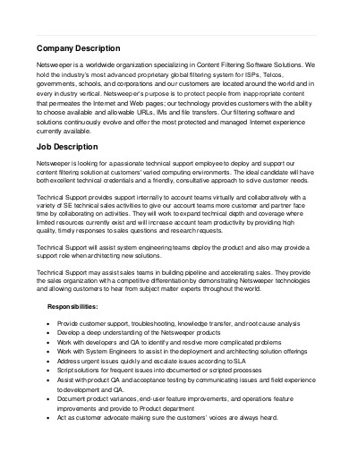 Company Description 22 Examples Format Pdf Examples