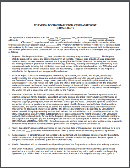 Production Services Agreement - 12+ Examples, Format, Pdf | Examples