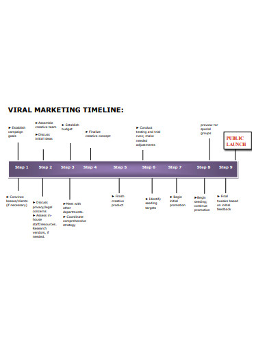 Marketing Timeline - 6+ Examples, Format, Pdf
