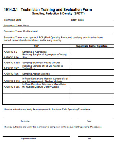 Training Evaluation Form - 21+ Examples, Format, Pdf | Examples