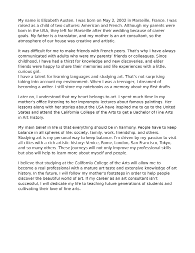 17 Autobiography Examples College Students DocTemplates