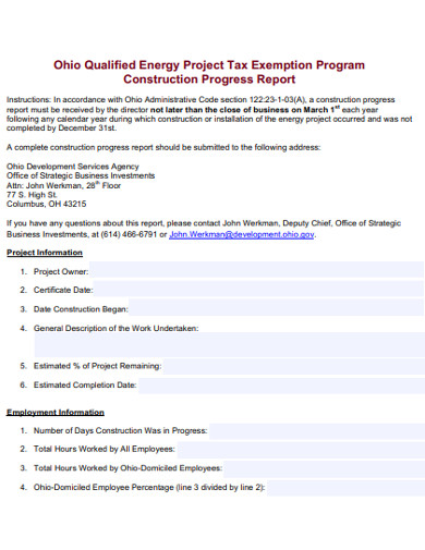 Construction Progress Report Examples 8 Templates PDF Google Docs Word Pages Editable PDF 