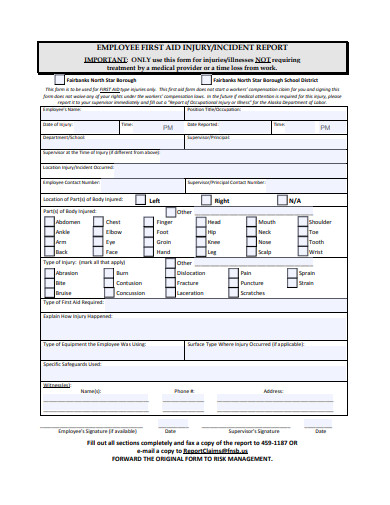 Employee Incident Report - 12+ Examples, Format, Pdf | Examples