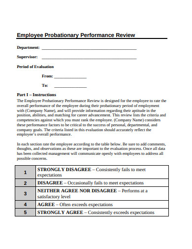 37+ Employee Reviews Examples in PDF | Examples