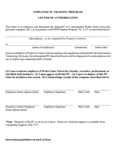 Training Letter - 28+ Examples, Format, Sample | Examples