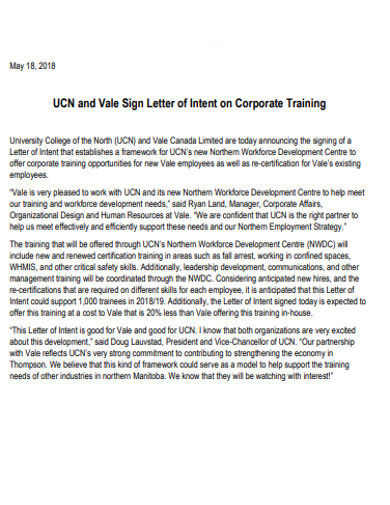 Training Letter - 31+ Examples, Format, Sample | Examples