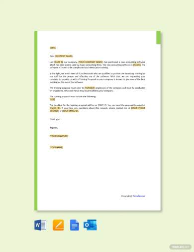 Training Letter - 28+ Examples, Format, Sample | Examples