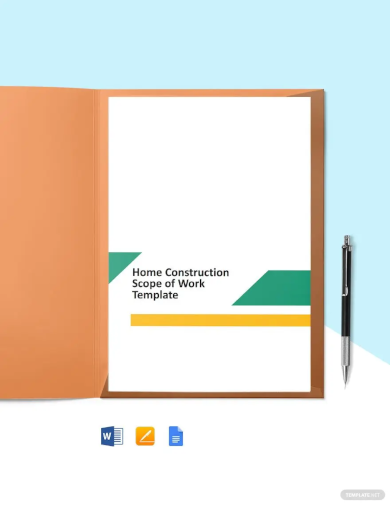 Construction Scope of Work - 11+ Examples, Format, Pdf | Examples