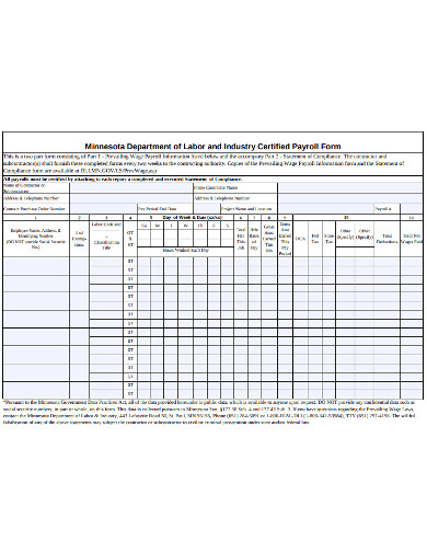 Payroll Form - 18+ Examples, Format, Sample | Examples