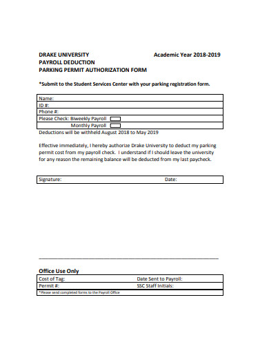 Payroll Authorization Form - 18+ Examples, Format, Sample | Examples