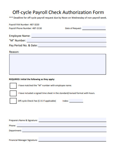 Payroll Authorization Form - 18+ Examples, Format, Sample | Examples