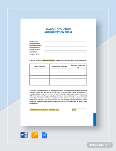 Payroll Form - 18+ Examples, Format, Sample | Examples
