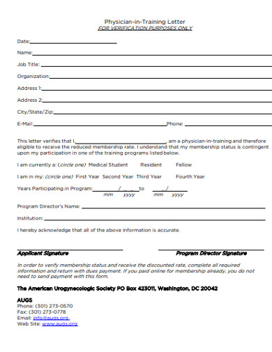 Training Letter - 28+ Examples, Format, Sample | Examples