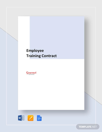 Training Contract - 9+ Examples, Format, How To Make, Pdf