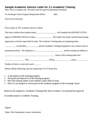 Training Letter - 28+ Examples, Format, Sample | Examples